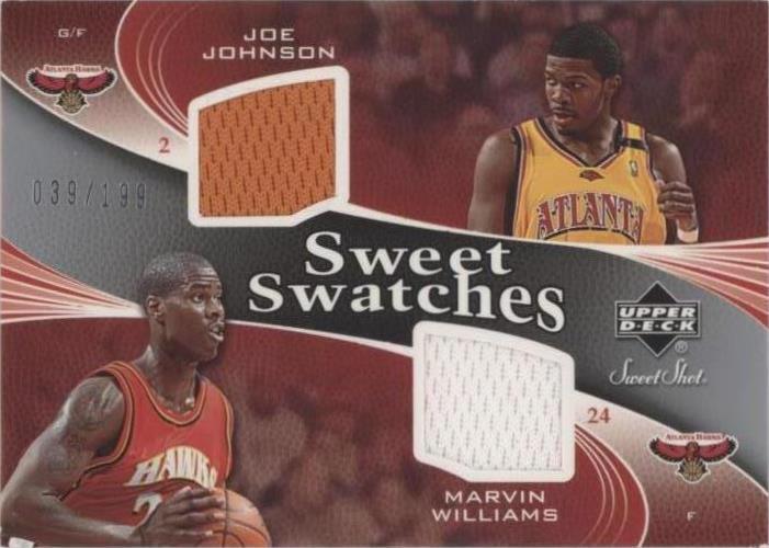 2006-07 Upper Deck Sweet Shot - Sweet Swatches Memorabilia Joe Johnson ...