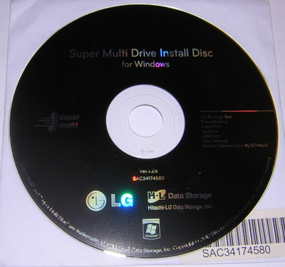 LG Super Multi Drive Software Install Disc CD-ROM for Windows (2012) | eBay