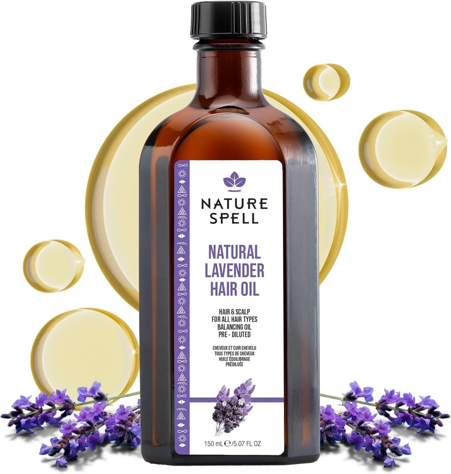 Lavender Hair Oil for Strong Roots - & Natural, 150 ml of Pure ...