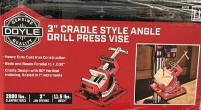 BRAND NEW Doyle 3 in. Cradle Style Angle Drill Press Vise Vice USA ...