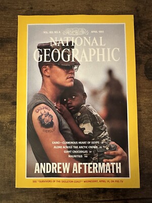 Vintage April 1993 National Geographic Journal Magazine Paperback Book ...
