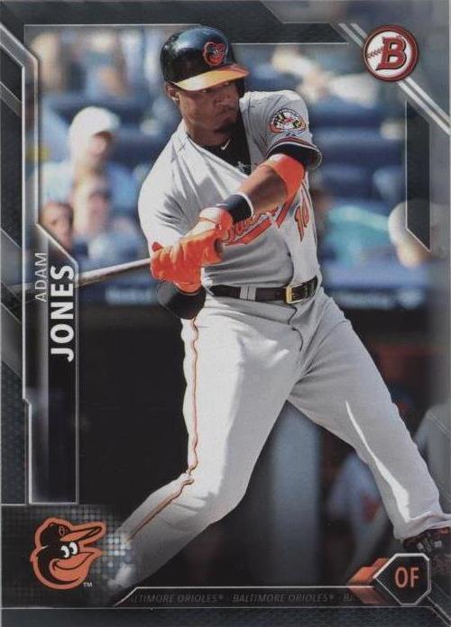 2016 Bowman - Adam Jones #14 Silver for sale online | eBay