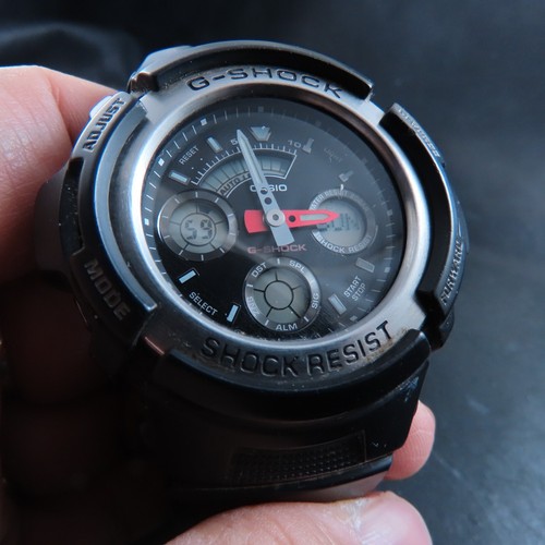 AW-590 Casio G-Shock Dual Time Quartz Men Watch | eBay