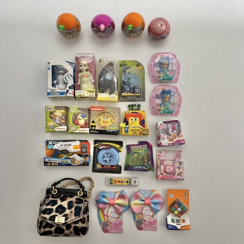 Mini Brands Lot Of 24 - TMNT Ren Stimpy Rubiks Cube SpongeBob Shiner ...