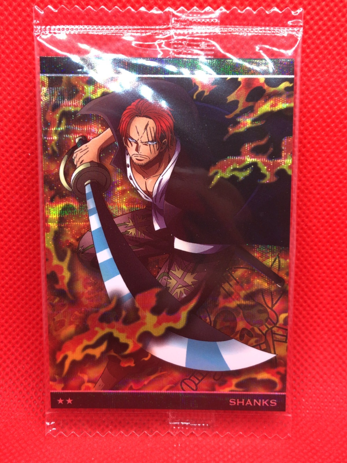 SHANKS Unopened One Piece Holo Prism Card BANDAI TCG Japan R No.9-13 | eBay