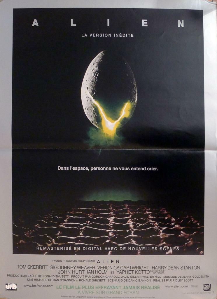 ALIEN - DIRECTOR'S CUT - RIDLEY SCOTT / WEAVER - ORIGINAL FRENCH MOVIE ...