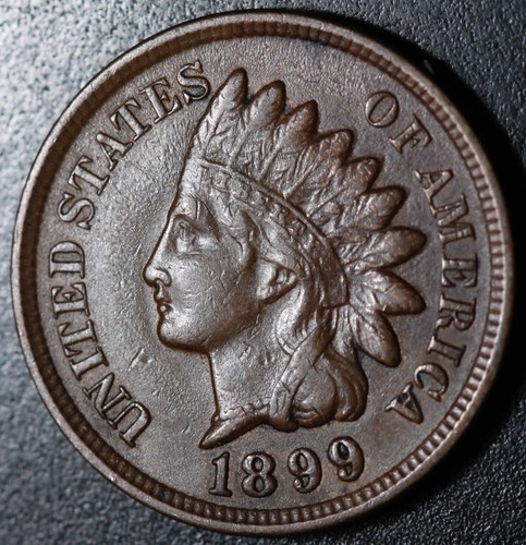 1899 INDIAN HEAD CENT - With LIBERTY & DIAMONDS - XF EF | eBay