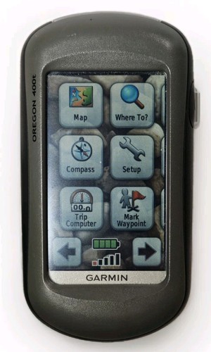 Garmin Oregon 450t Handheld GPS With Box And Carabiner Touch Screen ...