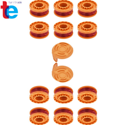 12 Pack Grass Trimmer Line Spools Weed Eater 10 Foot For WORX WA0010 ...