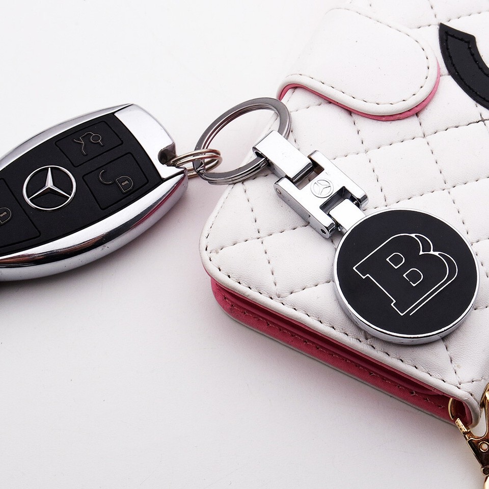 3D For Brabus AMG Sport Logo Alloy Car SUV Home Keychain Ring ...