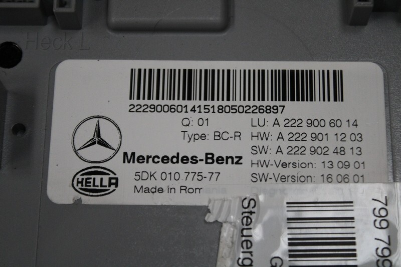 Mercedes GLC 63 AMG W205 Steuergerät ECU SAM Hinten A2229006014 | eBay.de