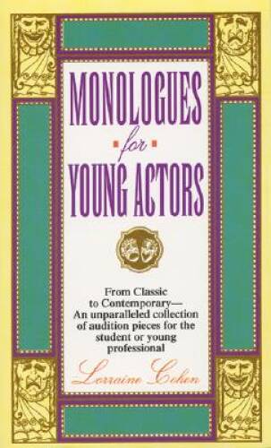 Monologues for Young Actors - Mass Market Paperback By Cohen, Lorraine ...