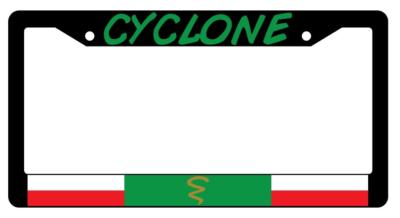 Cyclone Black Plastic License Plate Frame Accessory DC | eBay