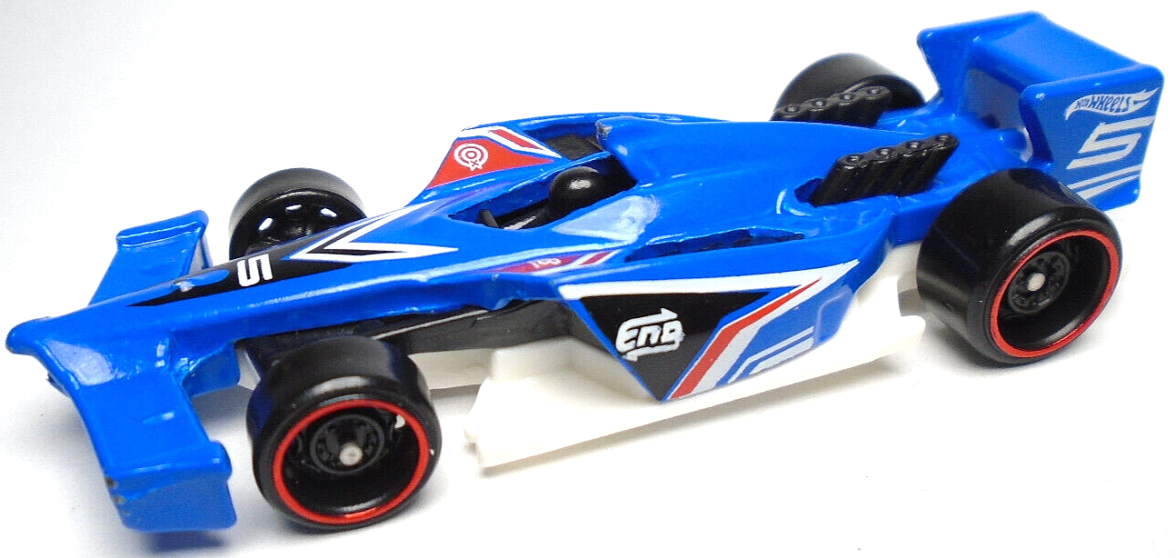 2021 HOT WHEELS #5 ENG F1 RACER BLUE 1:64 DIECAST 3" INDY RACE CAR W ...