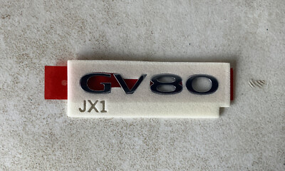 New OEM 2021 2022 Hyundai Genesis 'GV80' Rear Trunk Emblem Badge Chrome ...
