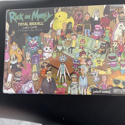 NEW AND SEALED- Rick and Morty Total Rickall Card Game 2016 | eBay