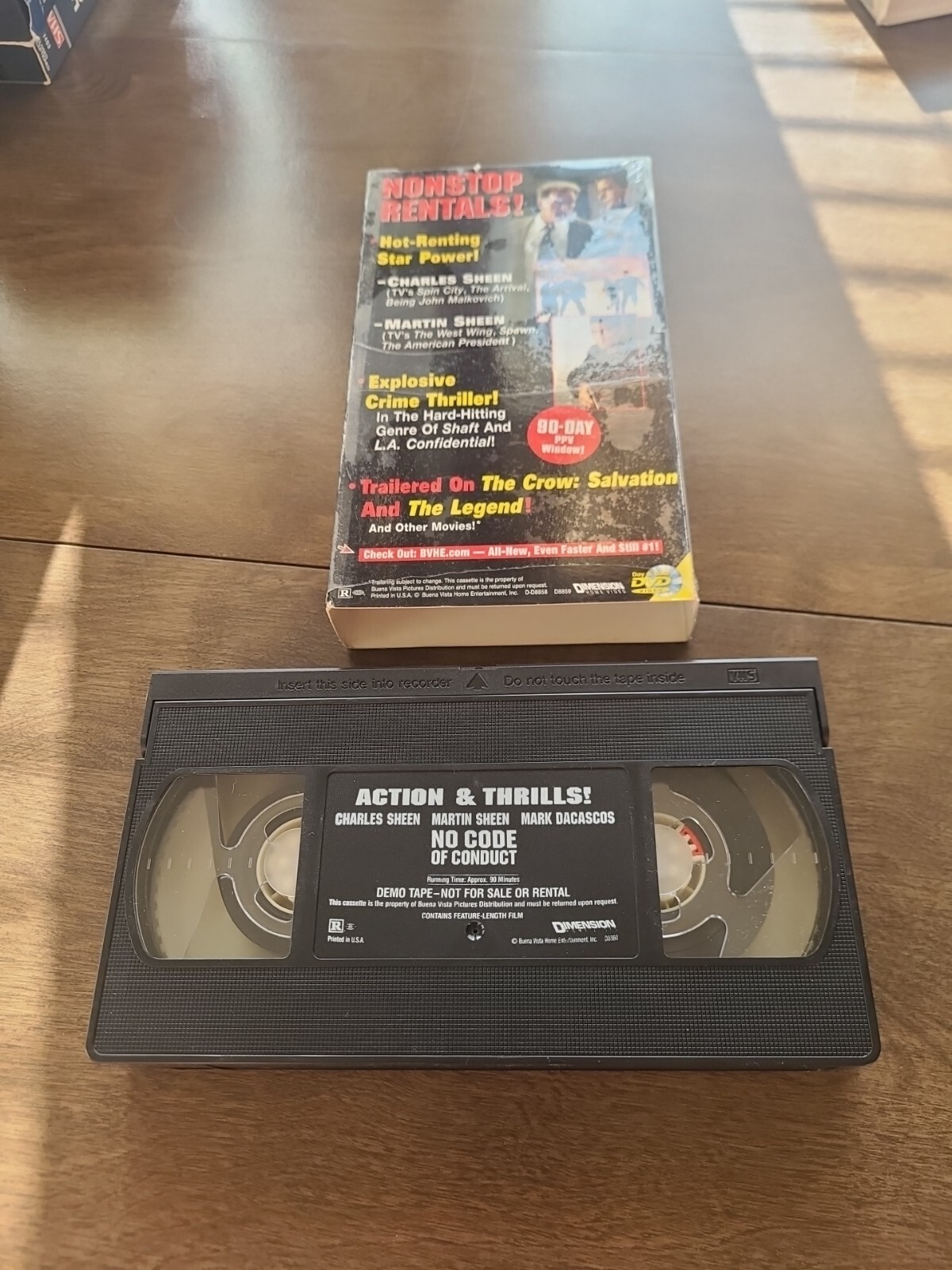 Nice No Code Of Conduct VHS Tape Movie Screener Demo | eBay