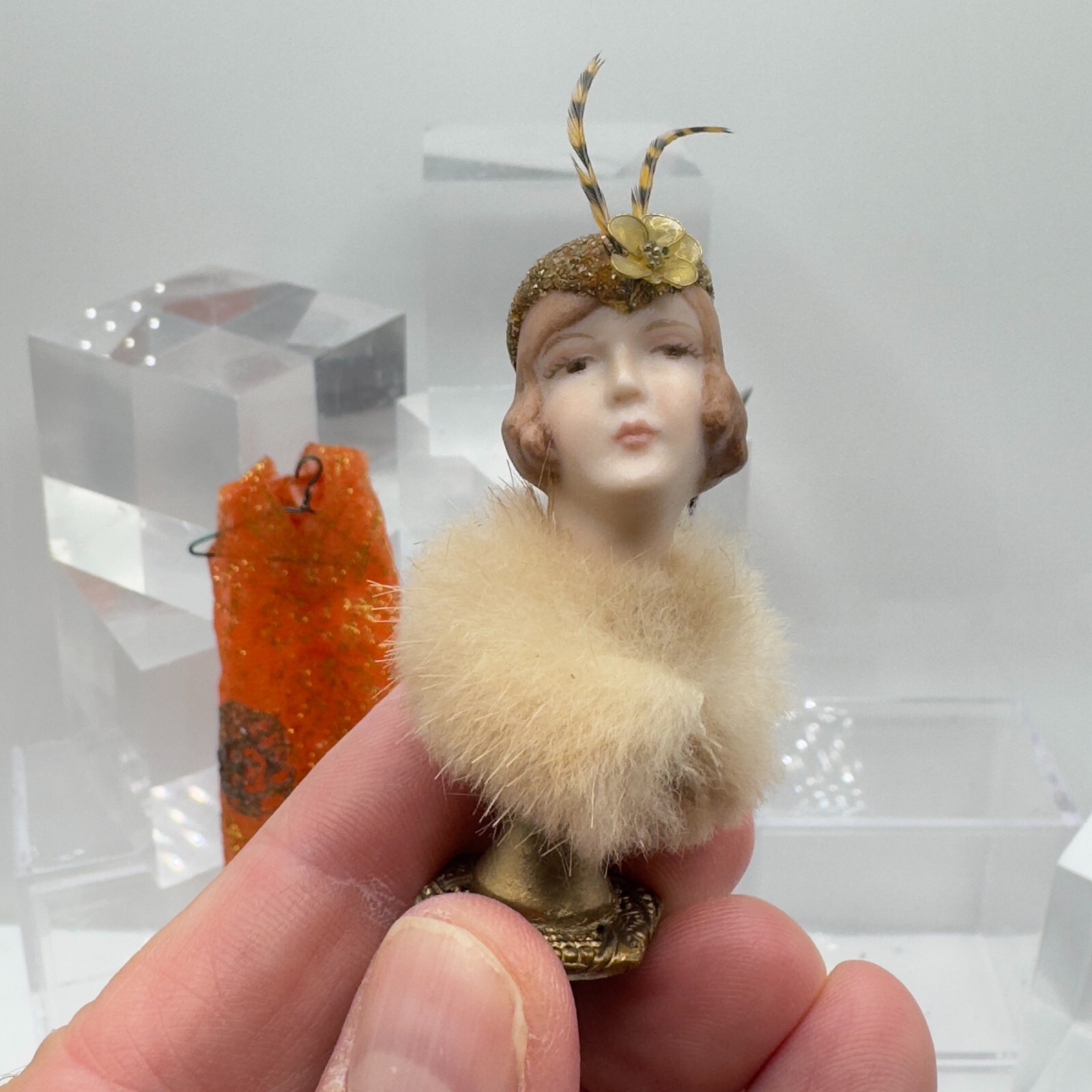 12 Pc Artisan Dollhouse Miniature Ladies Art Deco Style Lot 1:12 Scale DS13 | eBay