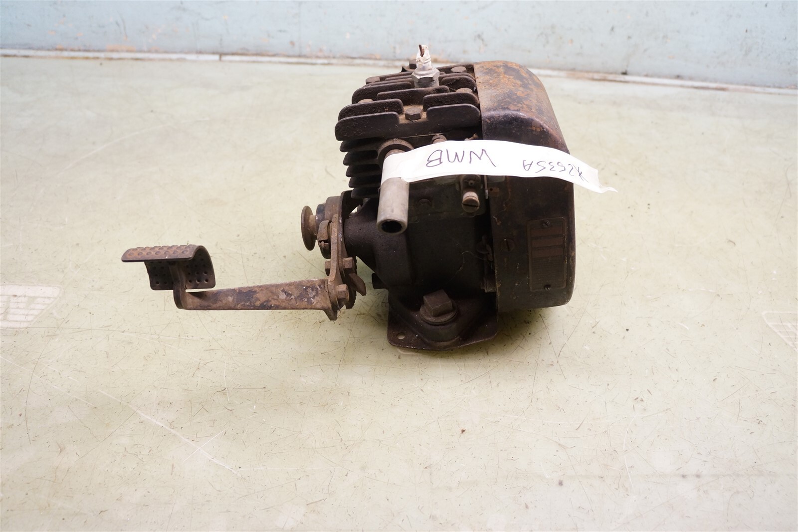 Briggs Stratton WMB Engine Kick Start Washing Machine Motor Brass tag ...