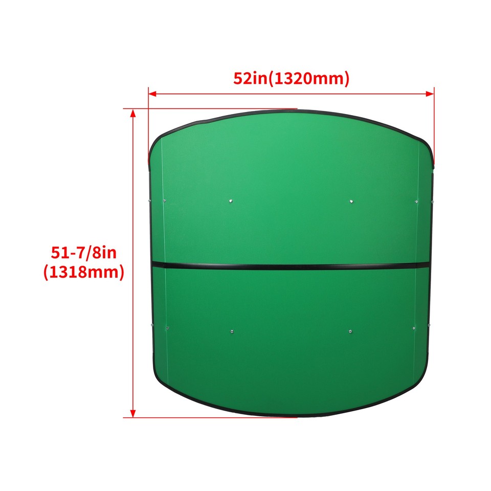 New Tuff Top Tractor Canopy 52" X 52" For John Deere 2" x 2" or 2" x 3 ...