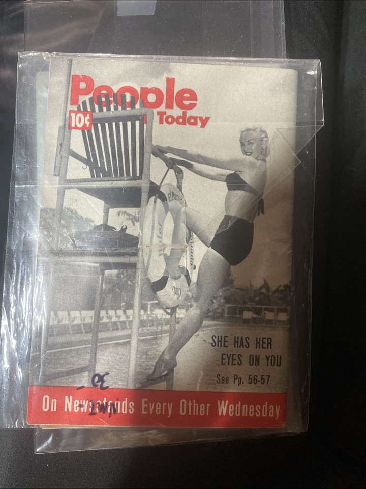 People Pocket Magazine March 25, 1953 Mara Corday, Monroe, Eisenhower ...