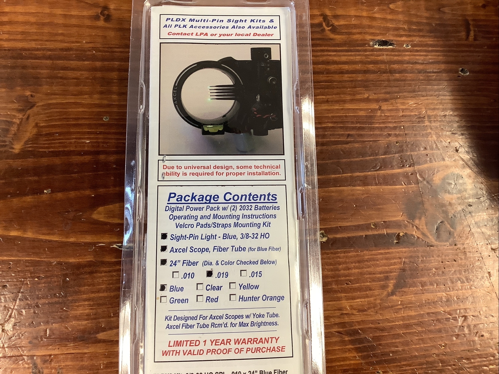 LP Archery PRO-LIGHT DX2 Digital Light Kit For Axcel Scopes 3/8-32-0. ...