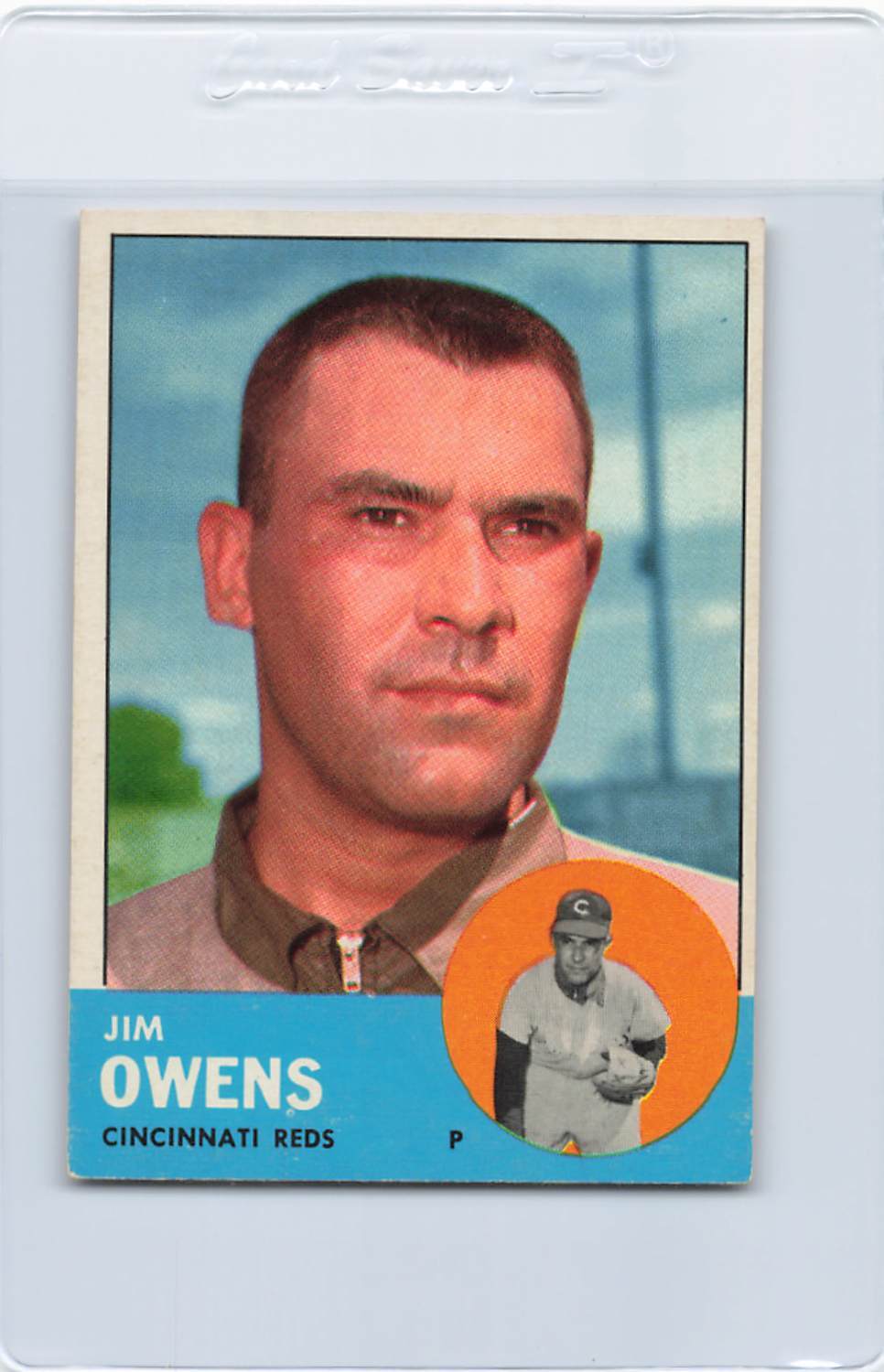1963 Topps #483 Jim Owens Reds EX/MT *DA-C3029 | eBay