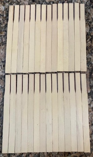 28 Craft White Sticks 8 " Long 5/8" wide ~ Crafts Wreaths ~ Latex Paint ...