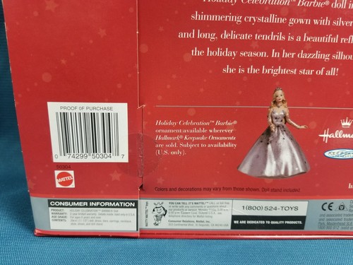 Mattel Holiday Celebration 2001 Barbie Doll - 50304 for sale online | eBay
