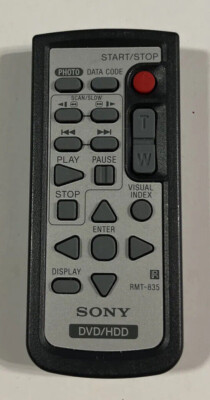 Sony RMT-835 Remote Control for Sony Handycam Digital HD HDR Camcorders ...