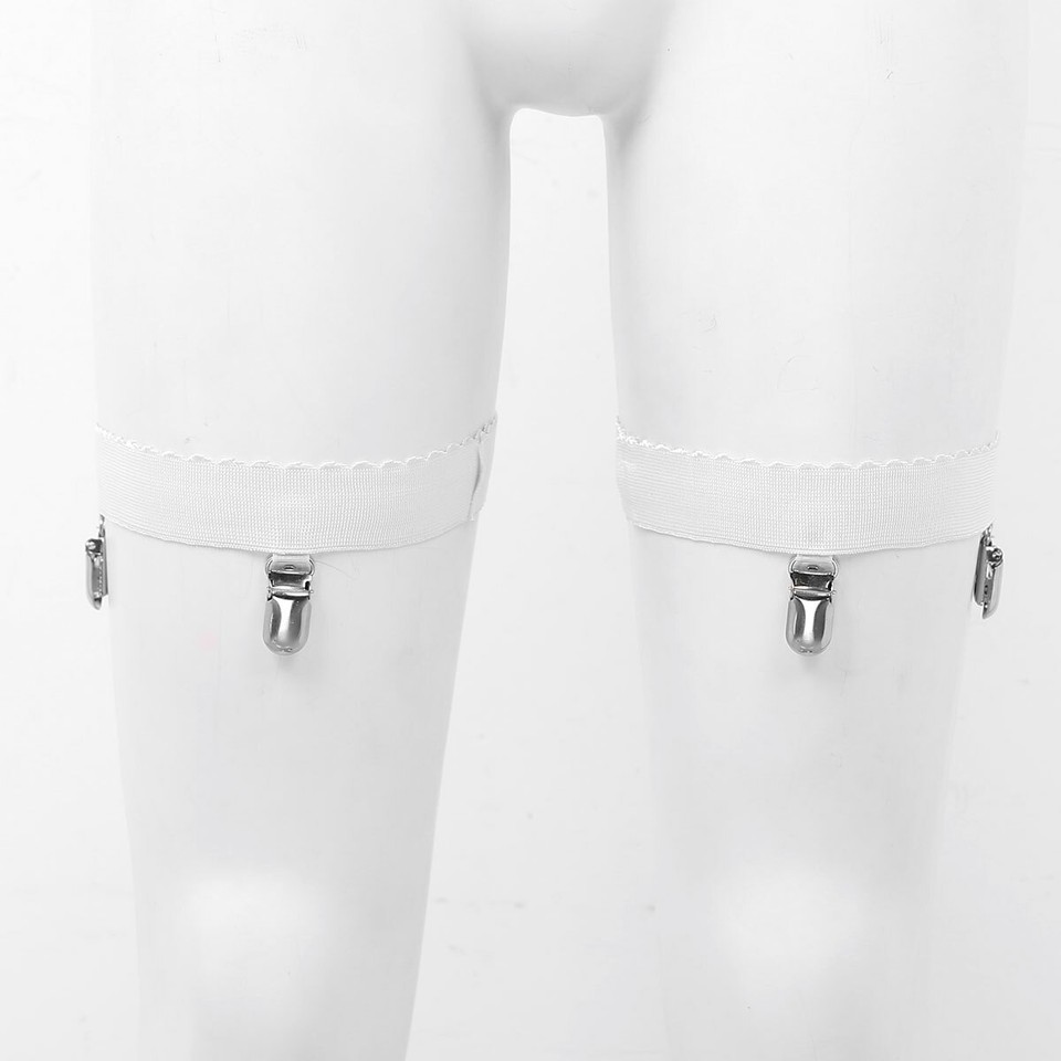 Women Garter Belt Clip Sock Thigh High Garter Belt Holder Fastener ...