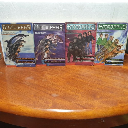 4 Animorphs Books by K A Applegate 1990's Scholastic Paperbacks | eBay