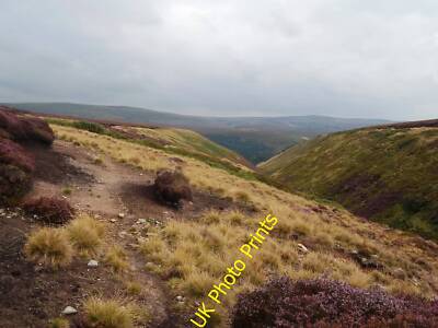 Photo 12x8 Moorland Path above Linch Clough Ridge Nether Moor This ...