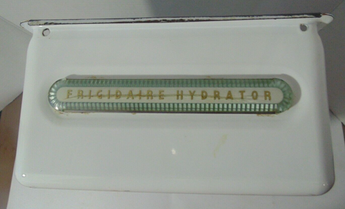 Vintage Porcelain Enamel Frigidaire Hydrator Refrigerator Drawer 14 " x ...