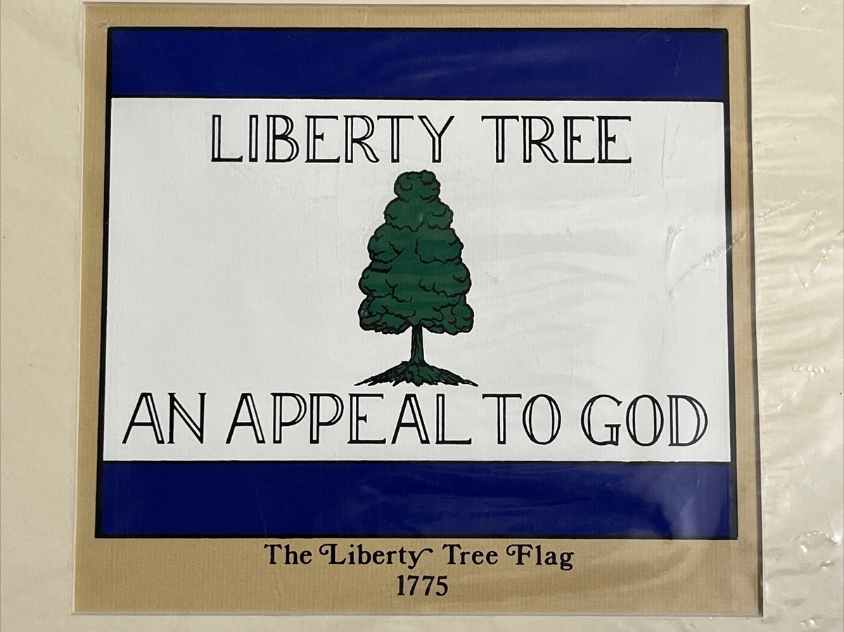 Liberty Tree Flag The Top Flag Shown In Chicago On June 10, 1948 Is