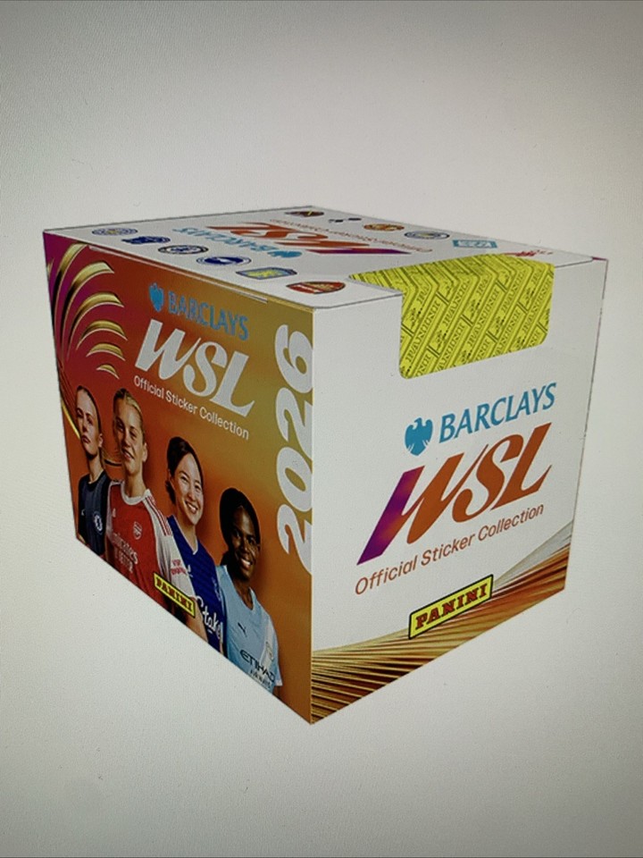 Panini WSL 2026 Full Set 511 Loose Stickers + Album In Stock | eBay UK