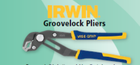 12" GROOVELOCK PLIERS -IRWIN- ITEM NO. 3255387(FT) | eBay