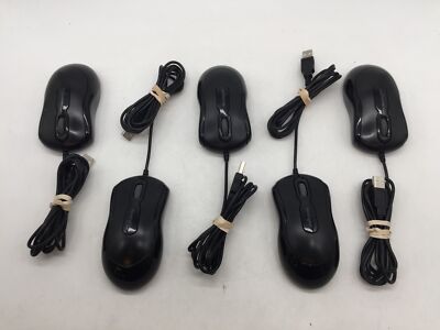 Lot of 5 Kensington Mouse-In-A-Box Corded USB Optical Mouse M01215 FREE ...