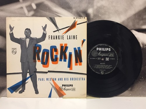 Frankie Laine - Rockin' 10" Vinyl EX/VG+ 50's Italy Philips Minigroove ...