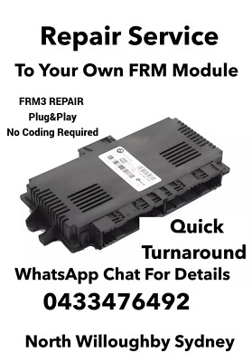 BMW X1 (1st generation) 2008 to 2015 FRM 3 FRM3 Footwell Module Repair ...