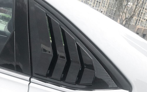 Carbon Fiber Side Window Louver Shutter Cover For Volkswagen Jetta MK7 ...