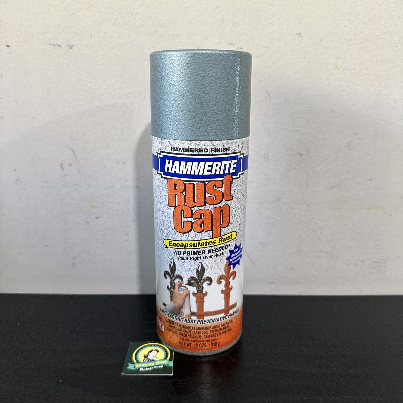[ 1 Can ] Hammerite Hammered Finish Rust Cap Spray Paint 12 Oz - Light ...