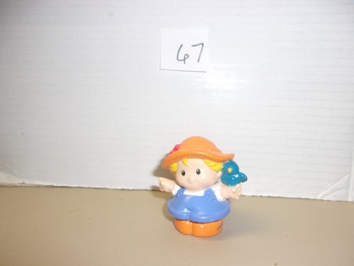 FISHER PRICE LITTLE PEOPLE SARAH LYNN WITH BLUEBIRD FIGURINE 2001 | eBay