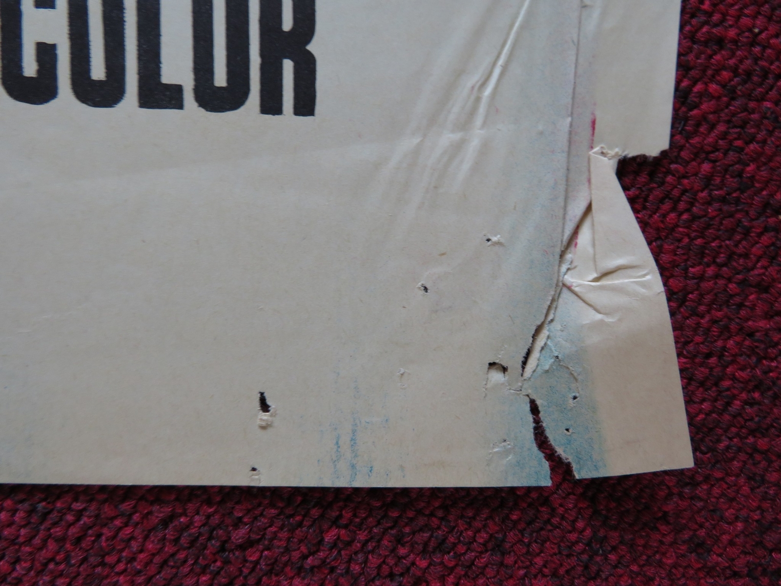 MUCHACHO FOLDED MEXICAN POSTER SANDRO OLINDA BOZAN 1970 | eBay