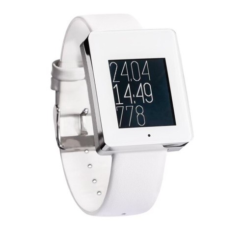 Wellograph Wellness Watch With Sapphire Crystal Display White Pearl ...