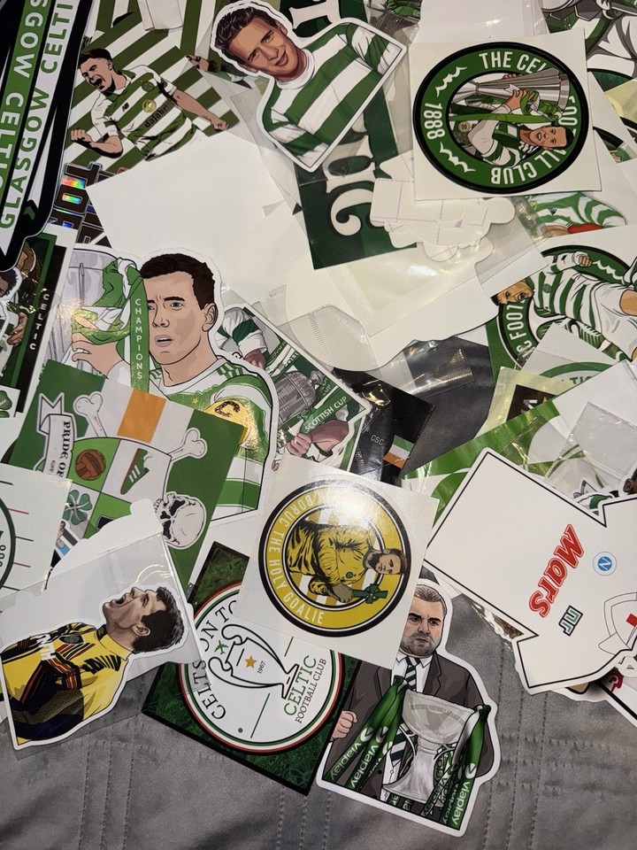 Celtic FC Sticker Job Lot - Vintage & Modern Players, Managers | eBay UK