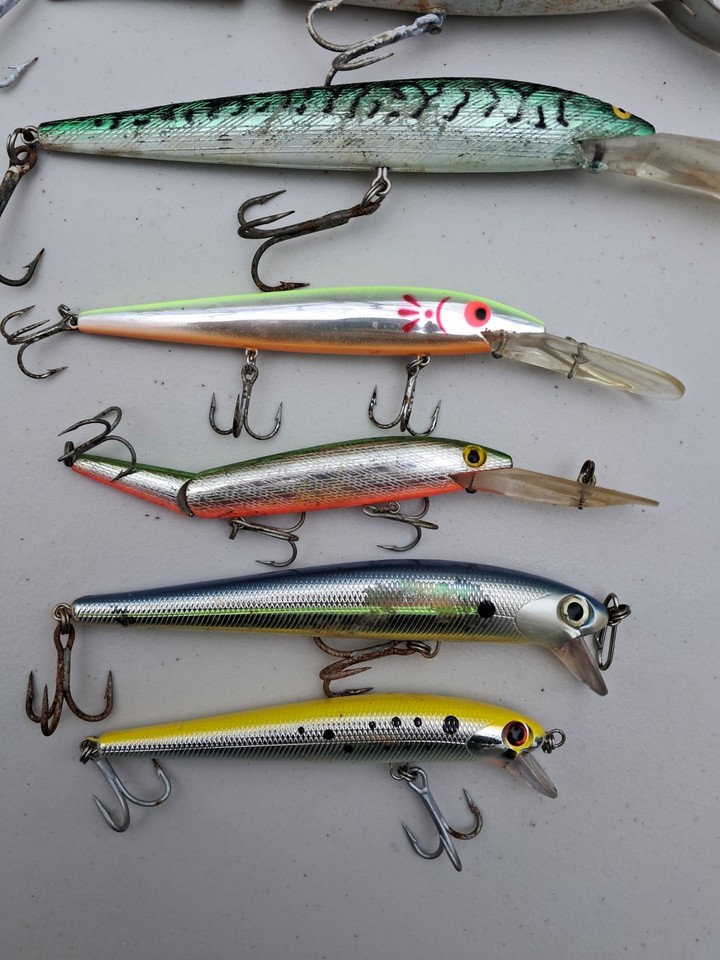 Striper Lures Lot Of 7,Bomber Lures,Saltwater Lures,Striper Lures | eBay