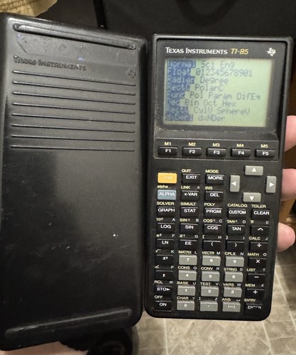 Texas Instruments TI-85 Graphing Calculator with Cover - TESTED | eBay