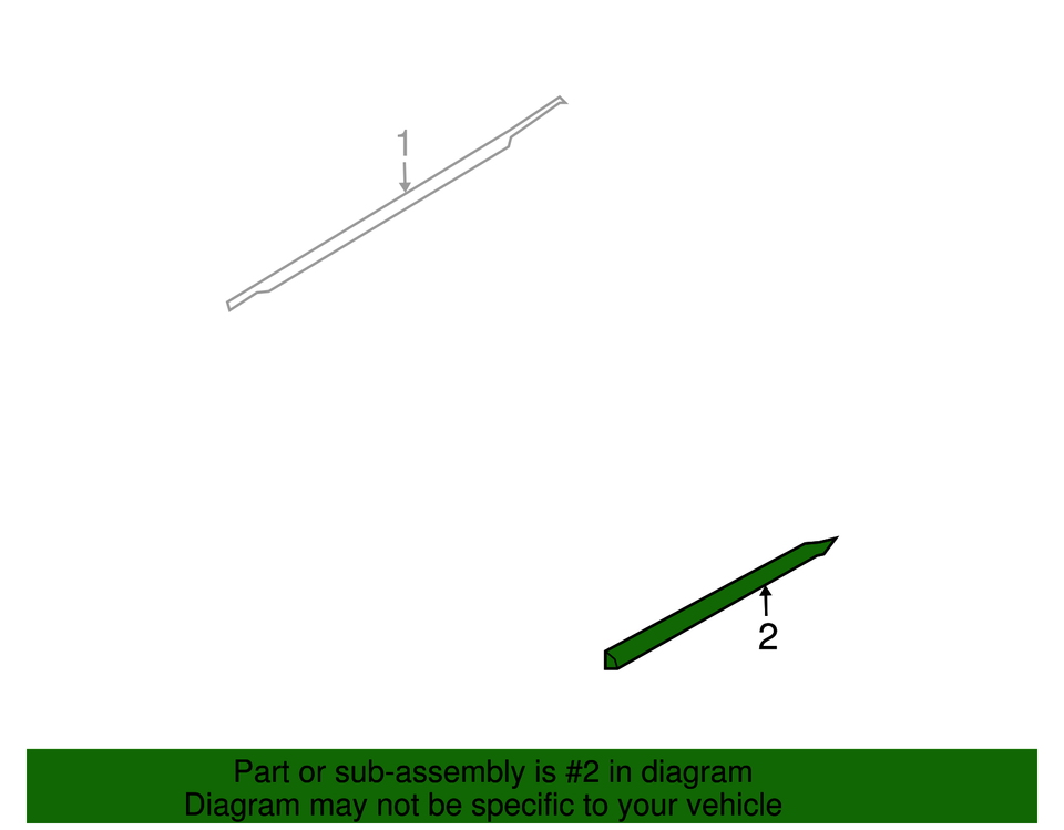 Genuine Nissan Edge Guard 82892-CA010 | eBay