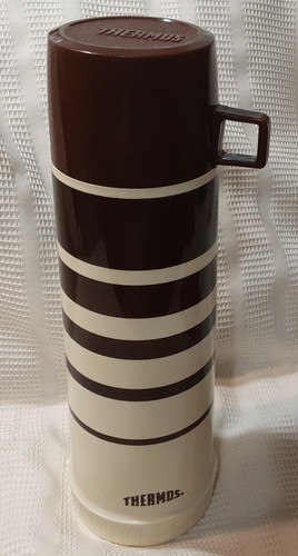 Vintage Tall Thermos Brand Vacum Bottle Filler 24F, Cup 84A73, Glamping ...